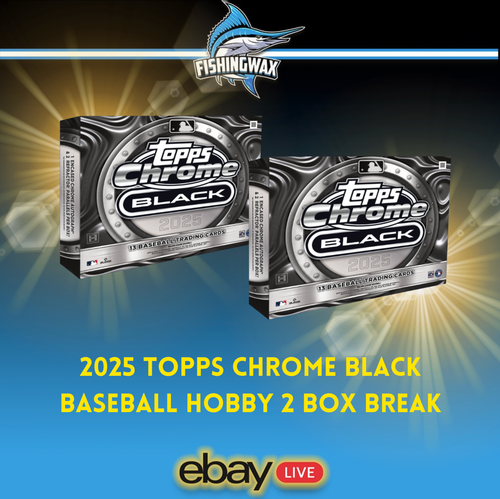 Philadelphia Phillies 2025 Topps Chrome Black Baseball Hobby 2 Box ...