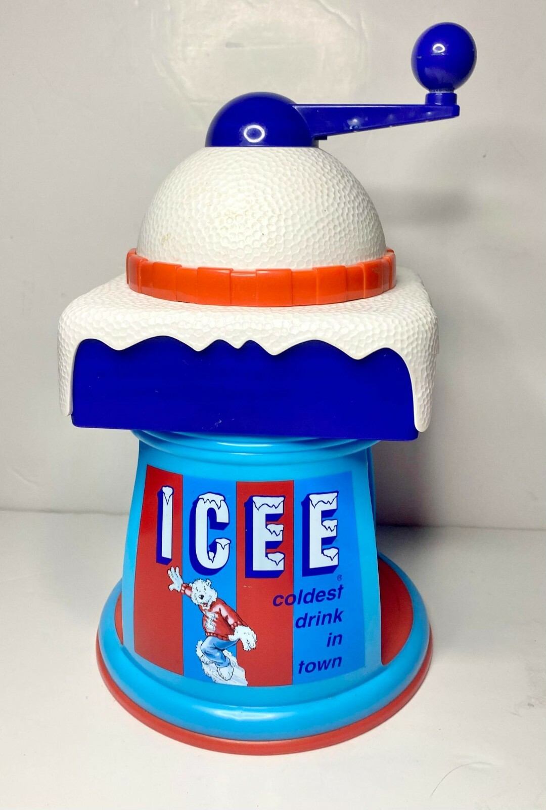 Vintage ICEE Hand Crank Slushie Frozen Drink Making Machine With 3 Cups ...