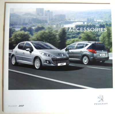 Peugeot . 207 . Peugeot 207 . Accessories . Sales Brochure | eBay UK