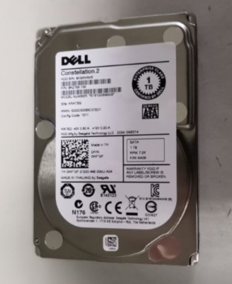 Dell WF12F ST91000640NS 1TB 7.2K 6G SFF 2.5'' SATA HDD HARD DRIVE ...