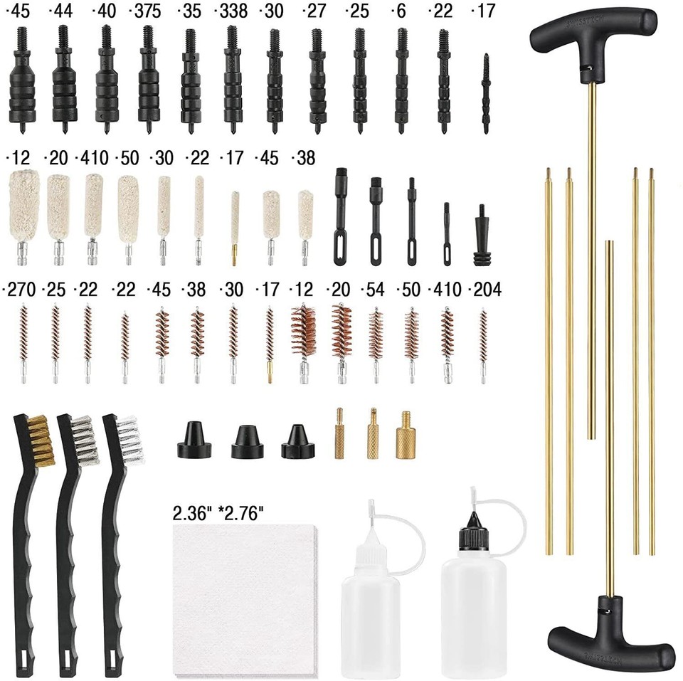 Universal Gun Cleaning Kit Brush Gun Cleaning Tool Set for Rifle Pistol ...