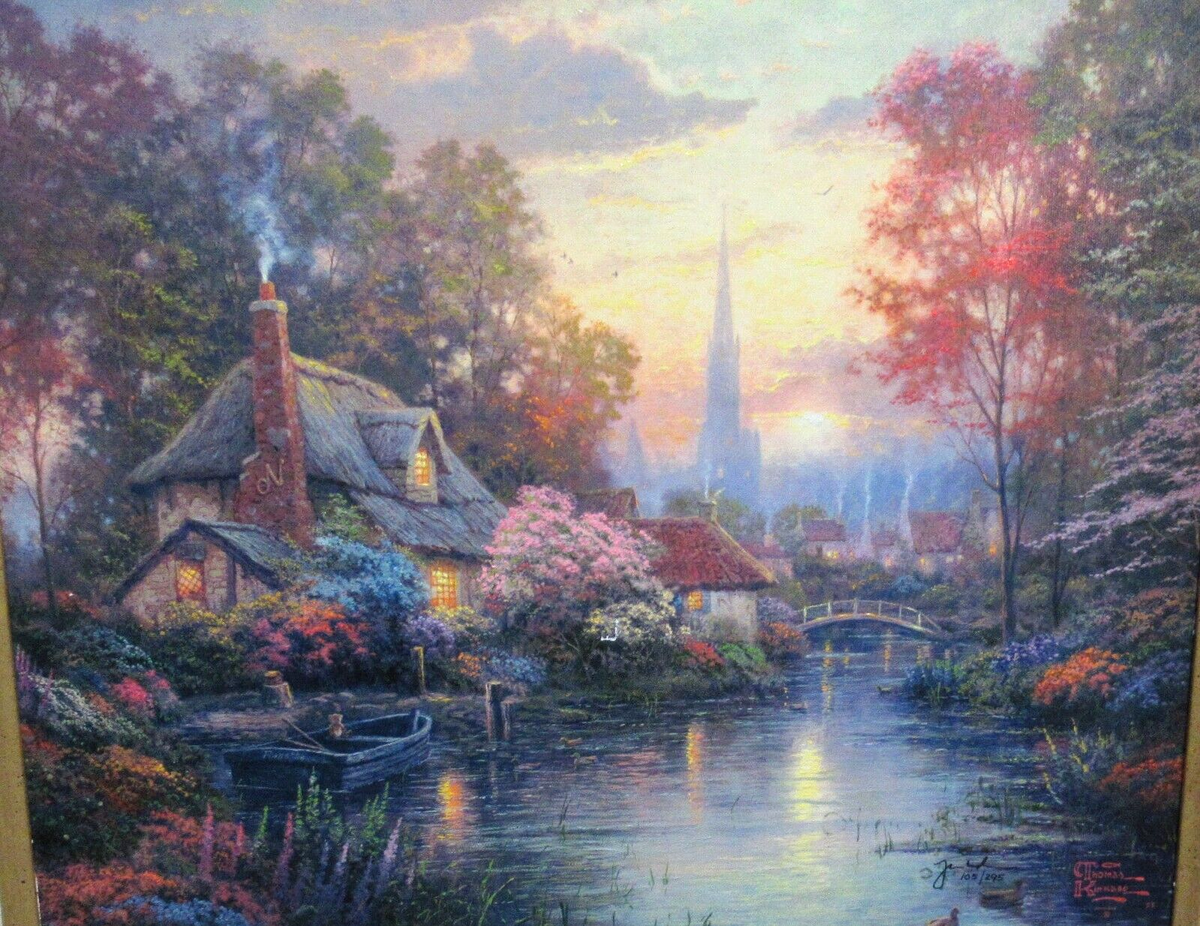 Thomas Kinkade Nanettes Cottage