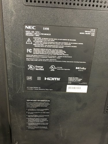 NEC E498 49'' 4K UHD HDR LCD Monitor for sale online | eBay