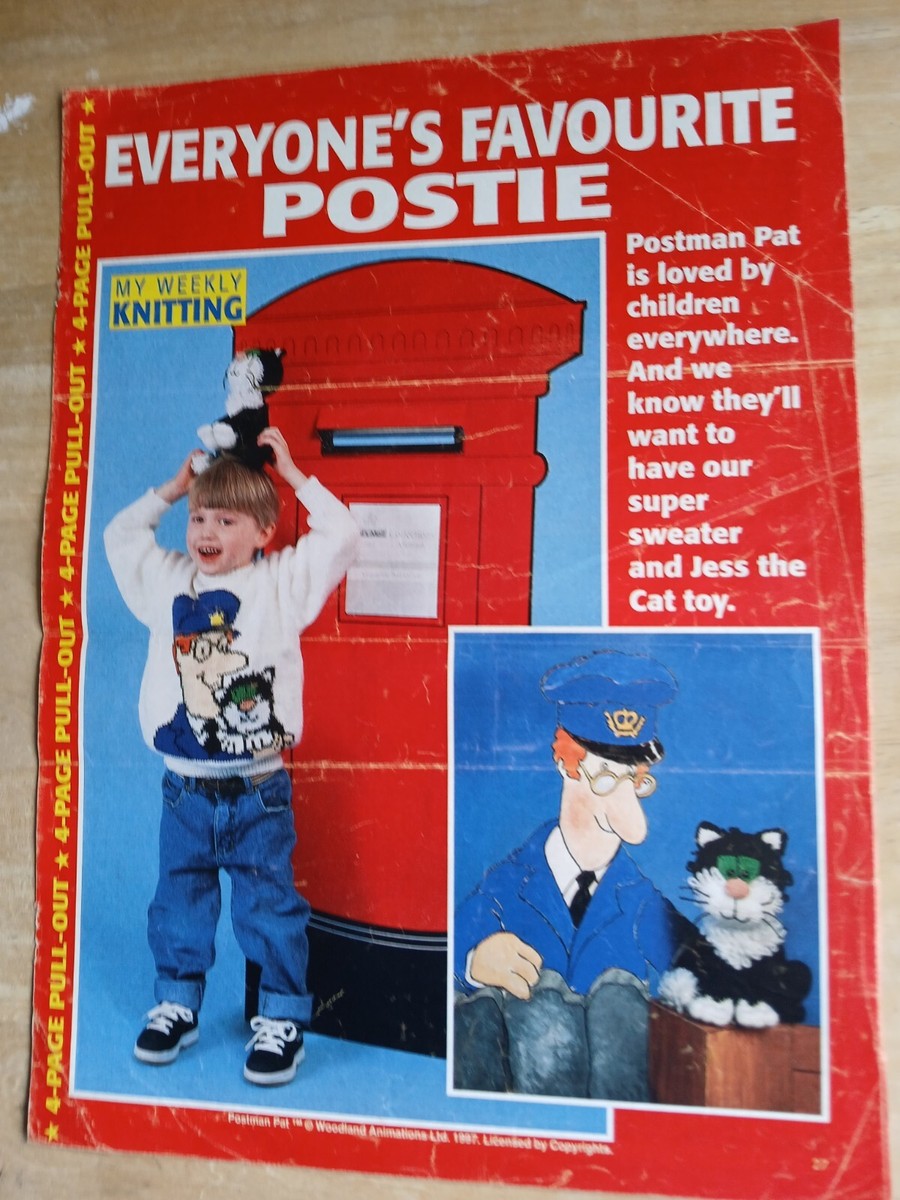 Postman Pat Knitting Pattern