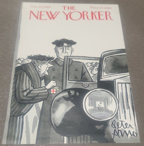 Vintage New Yorker Magazine Cover December 20, 1958 | eBay