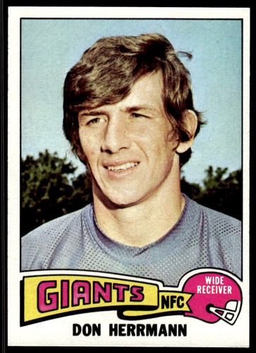 1975 Topps Don Herrmann #308 New York Giants K1 | eBay