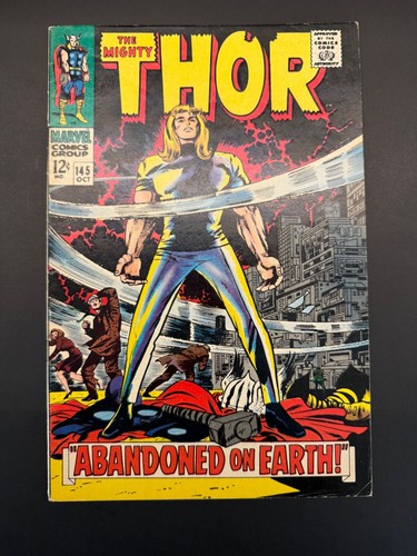 The Mighty Thor #145 (Marvel Comics October 1967) Jack Kirby & Stan Lee ...