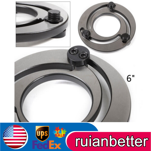 6 in Adjustable CNC Jaw Boring Ring Heat Treatment Steel Soft Jaw ...