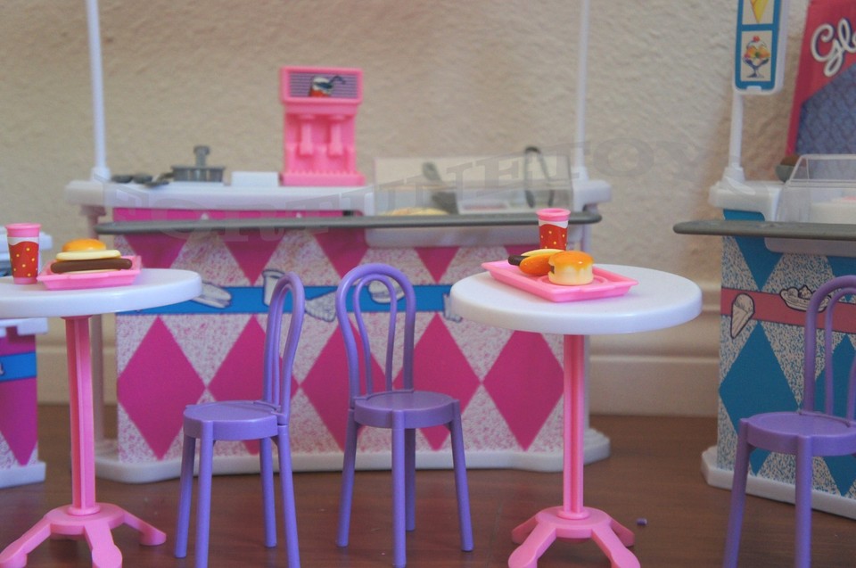 NEW Gloria DOLLHOUSE FURNITURE Fast Food Ice-Cream Stand Cashier ...