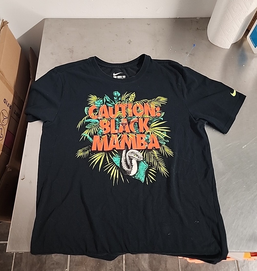 Nike Kobe Bryant Caution: Black Mamba Snake Dri-Fit … - Gem