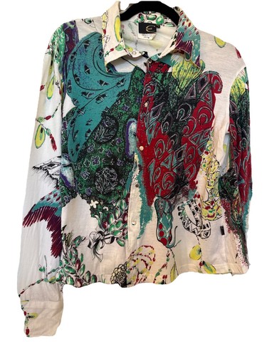 Just Cavalli VTG Longsleeve Multicolor Slim T-Shirt Size 50 M-L All ...