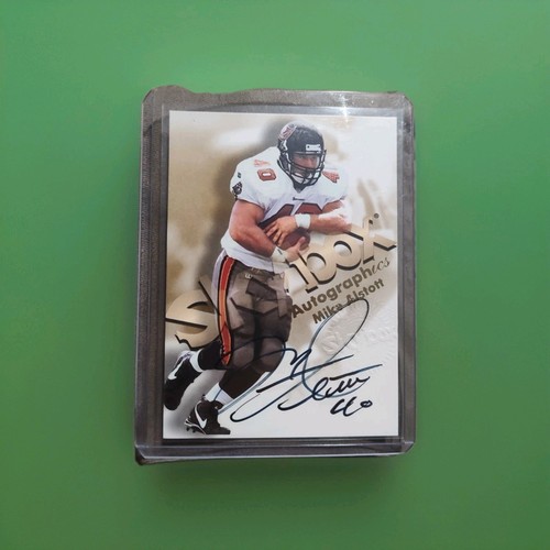 1998 Skybox Premium Autographics Black Mike Alstott Auto | eBay