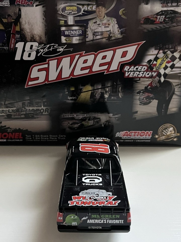 Kyle Busch 2010 Bristol Sweep Race Win 1/24 Diecast Set | eBay