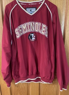Florida State Seminoles Men's Large Colosseum Pullover Jacket ...
