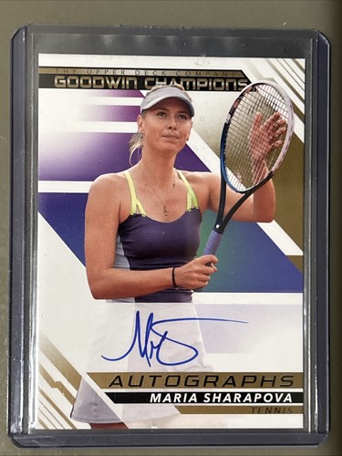 2022 Upper Deck Goodwin Champions Maria Sharapova Auto ON CARD ...