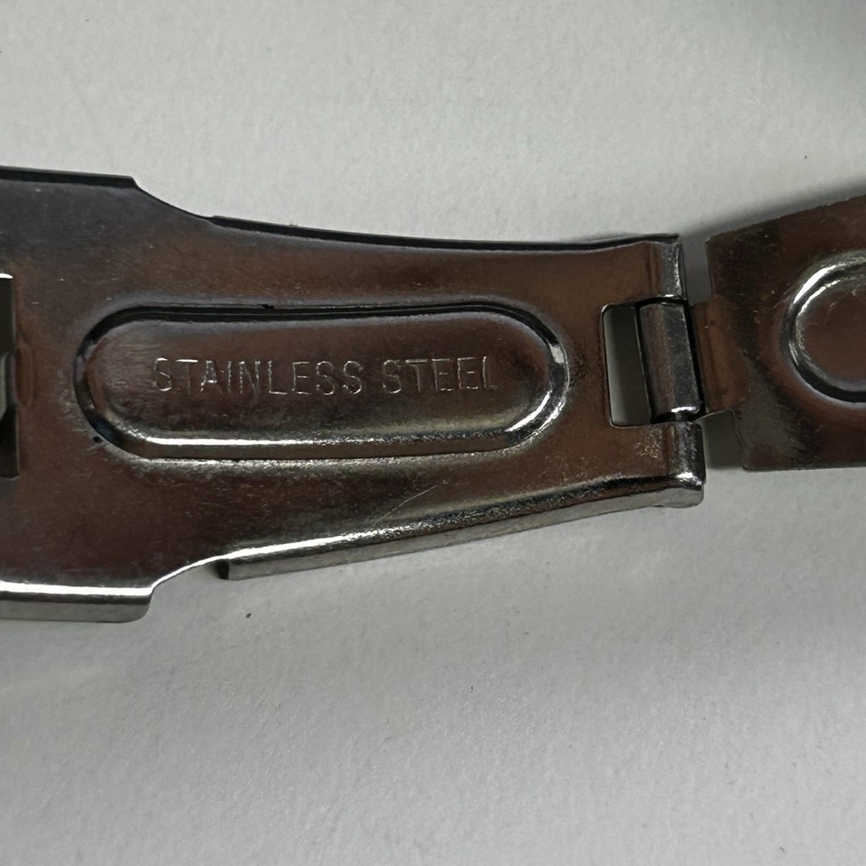 Swiss Sports Quartz Men’s Watch Red Dial Stainless Steel Band NOT ...