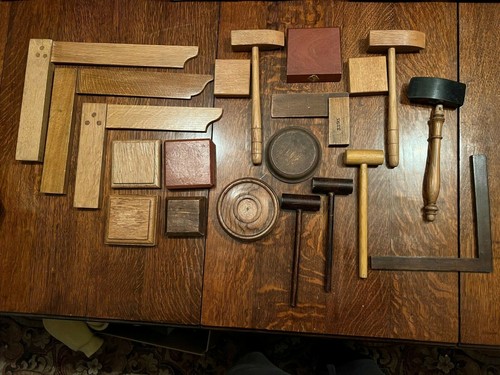 Joblot Freemasons Lodge Masonic Gavel & Block Maul Mallet Squares ...