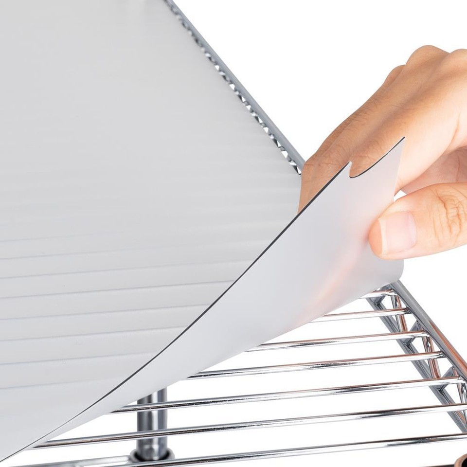 Conner 6-Tier Wire Steel Corner Shelf Garage Storage Shelving Rack ...