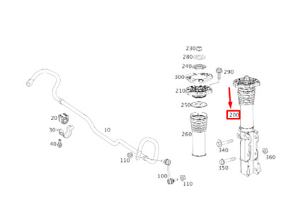 New MERCEDES-BENZ SPRINTER 907 Front Shock Absorber A9073201302 NO DUTY ...