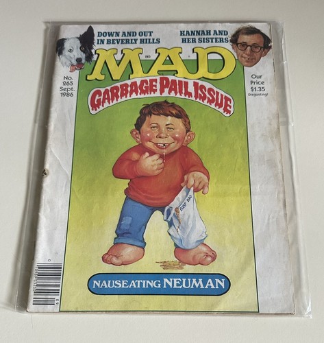 Mad Magazine No. 265 September 1983 Garbage Pail Kids Issue Read ...