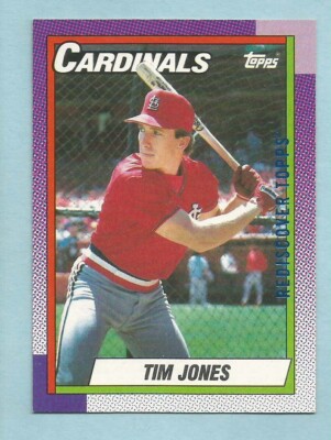 2017 Topps Baseball ORIGINAL BUYBACK 1990 Tim Jones #533 St Louis ...