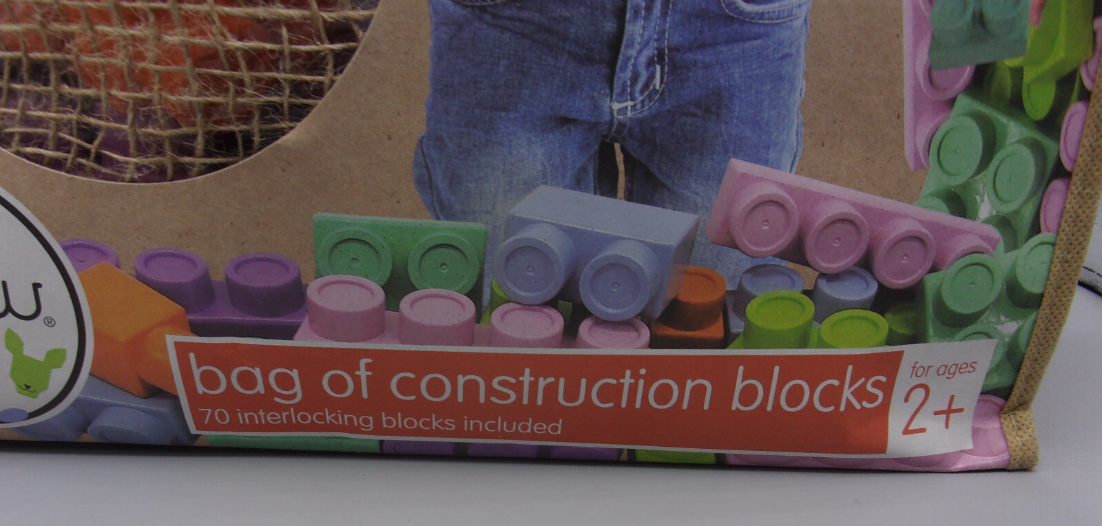 Roo Crew Bag of 70 Construction Building Blocks 58057 -EcoWood - for ...