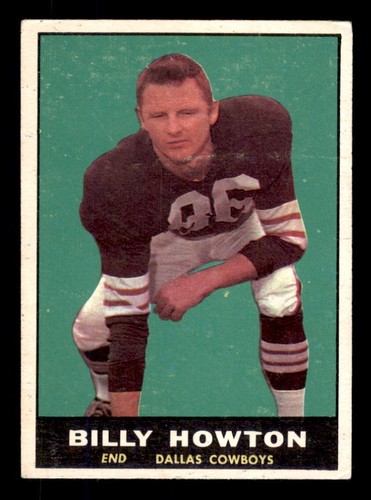 1961 Topps Football #24 Bill Howton GD *f2 | eBay