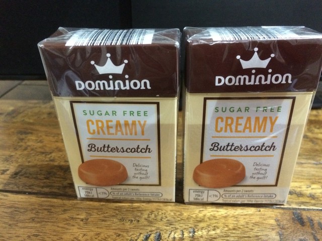 Dominion Sugar Sweets Creamy Butterscotch Flavour 44g X2 for sale ...