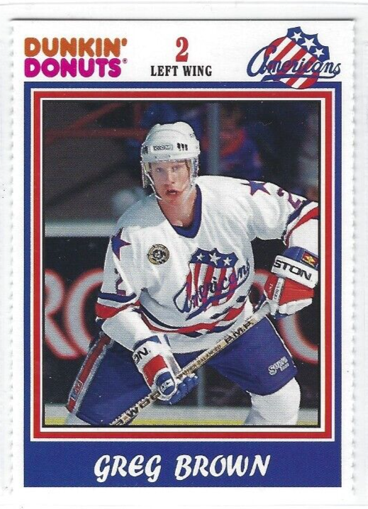 1992-93 Rochester Americans (AHL) Greg Brown | eBay