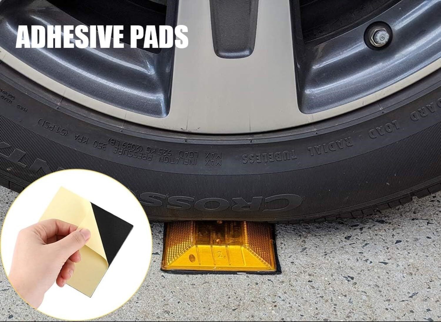 Adhesive Sticky Pads for Road Reflectors | Pack of 10 | 4 by 4 Inch ...