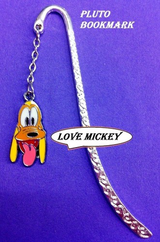 PLUTO MICKEY MOUSE BOOKMARKS FOR BOOKS SILVER METAL DISNEY CARTOON | eBay