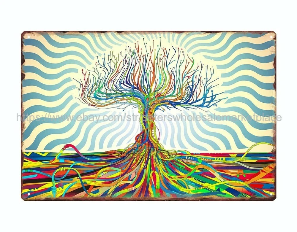 Trippy Tree Paintings