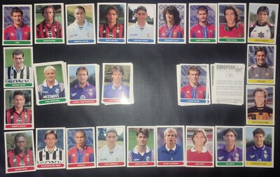 1997 Panini European Football Stars lot complet 120 autocollants PAS D ...