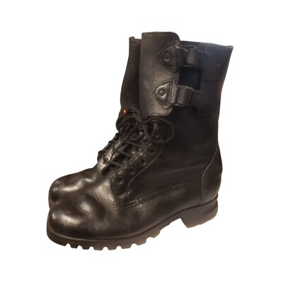 Czech Armed Forces Black M60 2 Buckle Boots | eBay