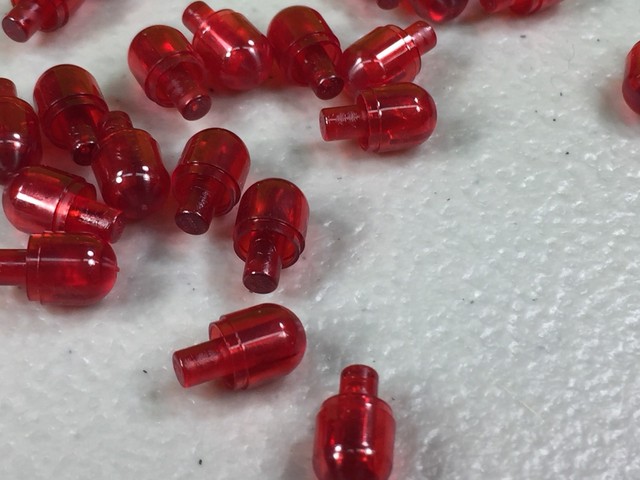 Lego Bulbs Each of 4 Colors Light Cover With Internal Bar # 58176 for ...