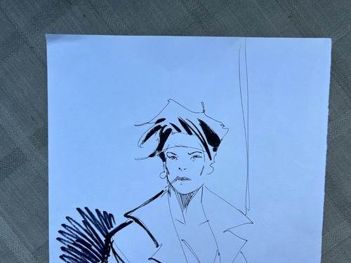 Hard Drawing Original/Original Art Signed 22 X 31 CM IN Perfect ...