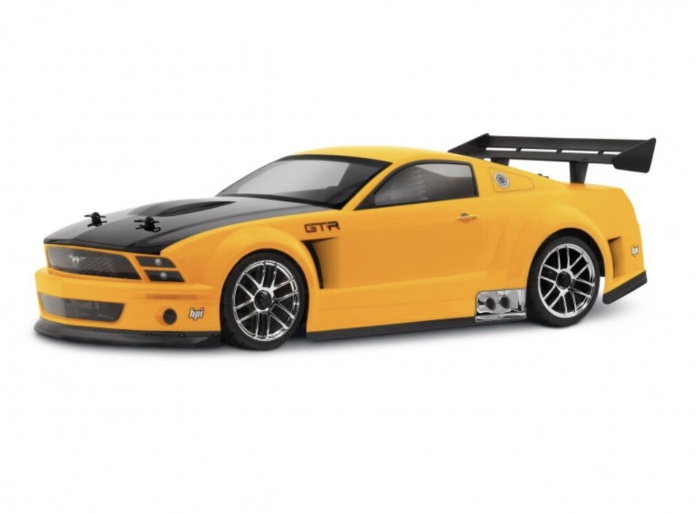 Clear RC Body FORD MUSTANG GT-R 1/10 OnRoad Car HPI/4Tec2.0/V100/RDS ...