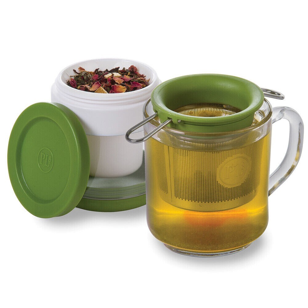 Progressive PL8-3501 PL8 Stainless Steel Travel Tea Infuser And Keeper ...
