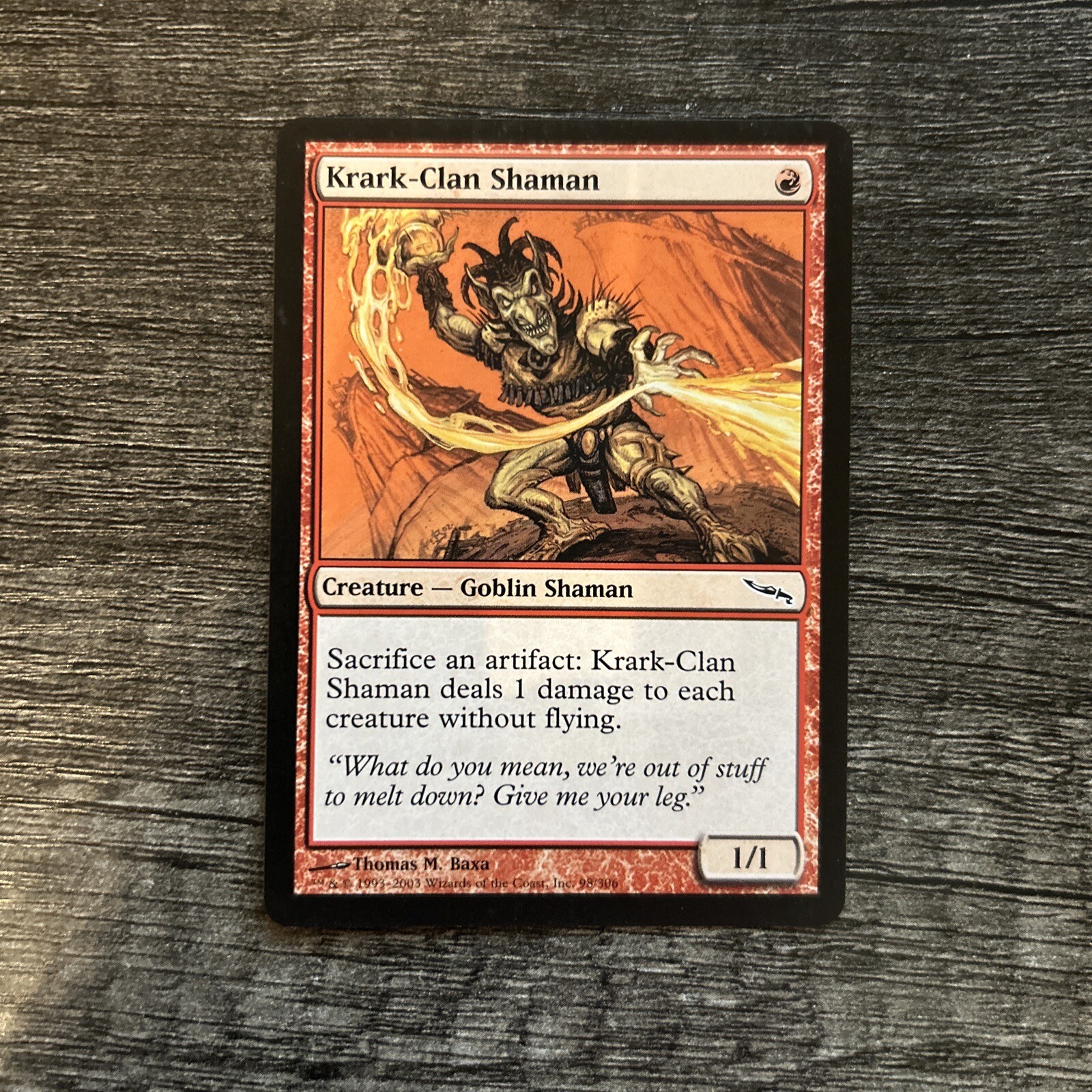 MTG Krark-Clan Shaman Mirrodin 98/306 Regular Common for sale online | eBay