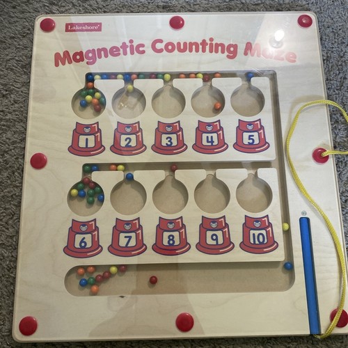 Lakeshore Learning Magnetic Counting Maze Gumball Wood 14 in x 13 in | eBay