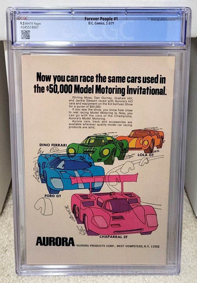 Forever People #1 (1971) CGC 9.2 - 1st Full Appearance of Darkseid DC ...