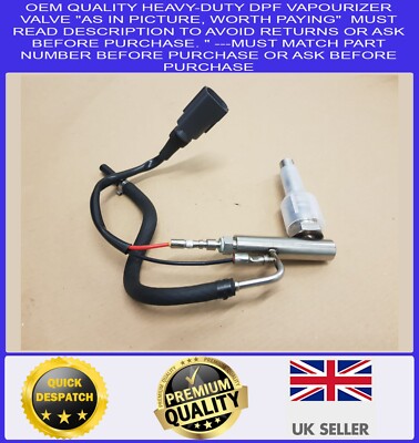 NEW DPF FUEL VAPOURISER VALVE FORD FOCUS C-MAX MONDEO 2.0 2.2 2010-2015 ...
