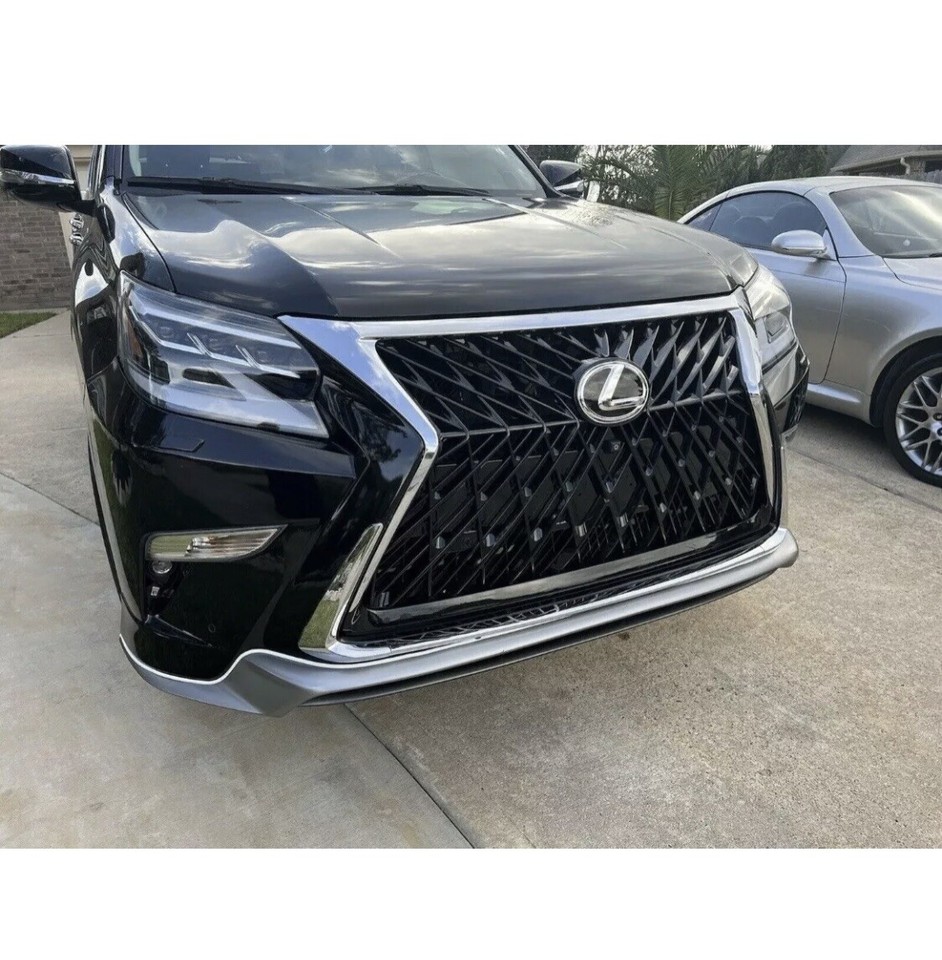 2014-2022 Lexus GX460 Front + Rear Lip Spoiler + Grille Body Kit Luxury ...