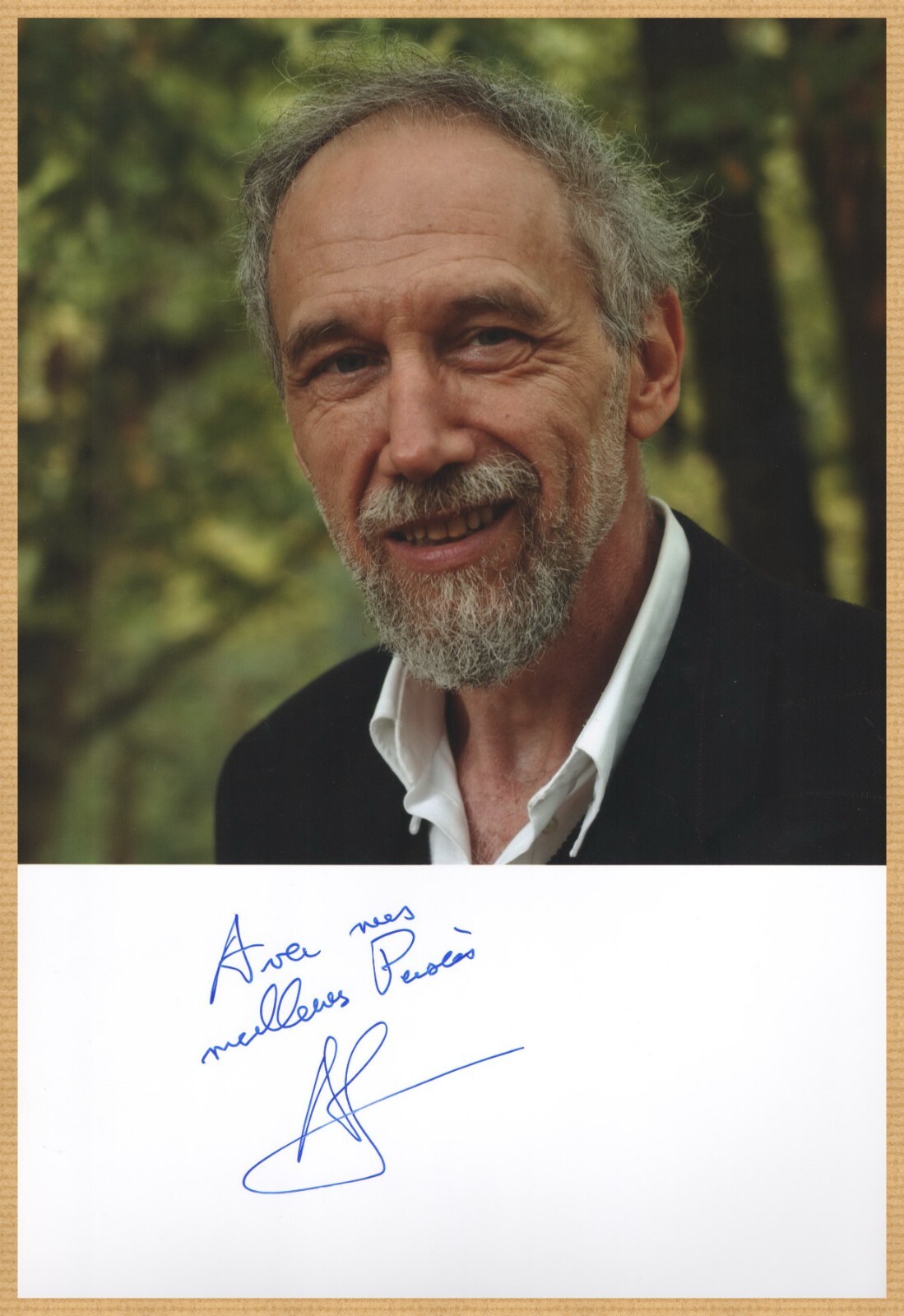 Alain Connes - French mathematician - Rare signed photo - 2008 - Fields ...