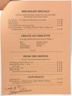1983 Vintage Menu PRINCETON GRILL Restaurant Double Tree Inn Dallas ...