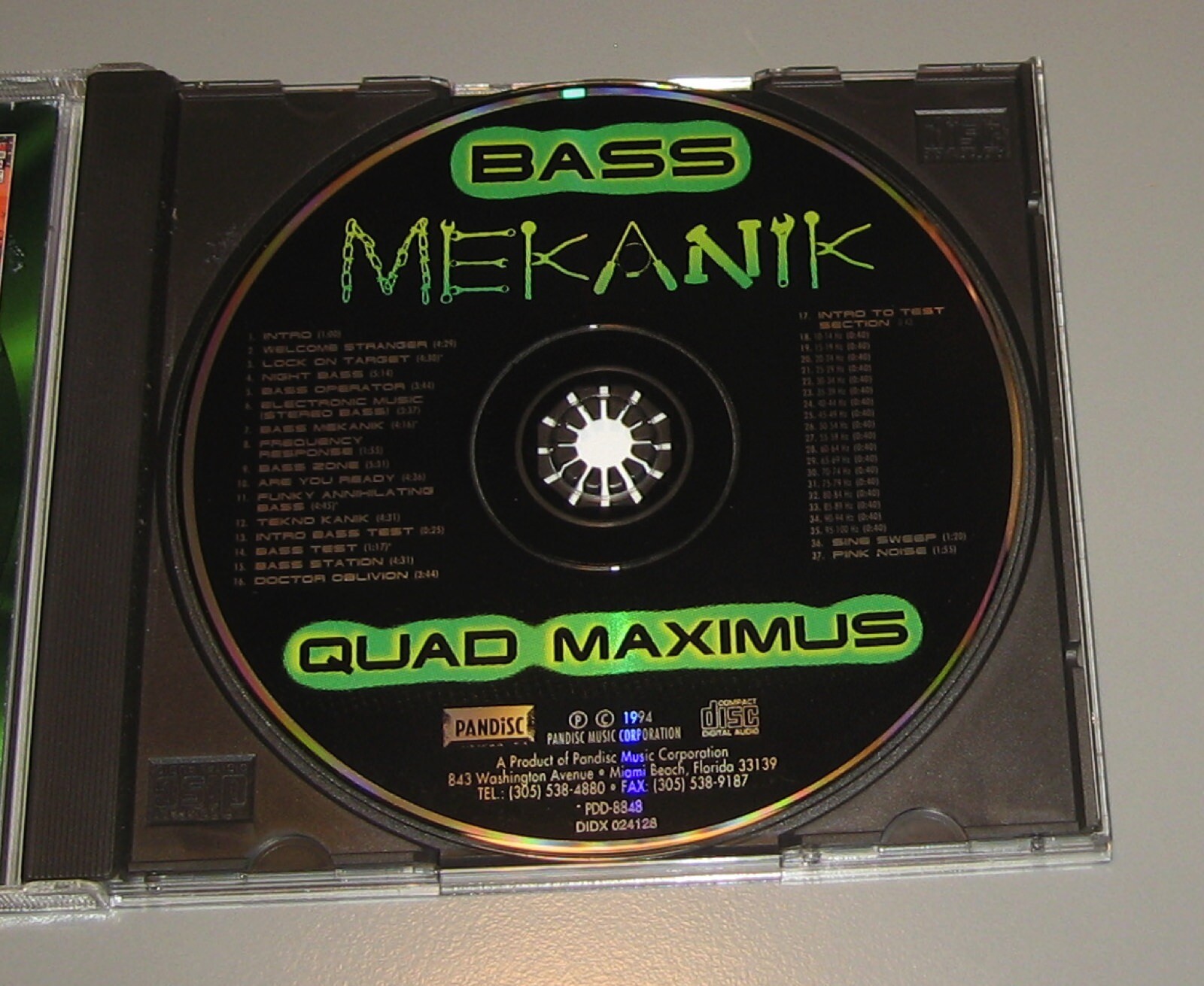 Quad Maximus [PA] by Bass Mekanik (CD, Aug-1994, Pandisc Records) for ...