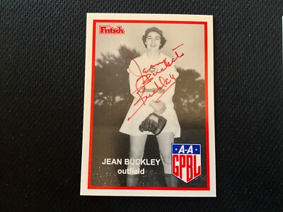 Autographed AAGPBL JEAN BUCKLEY (DEC.2019 ) | eBay
