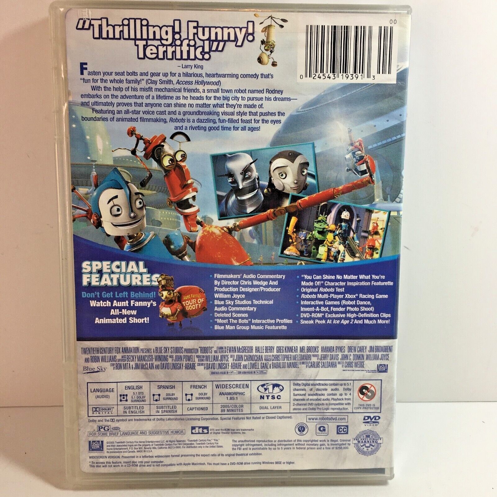 Robots (DVD, 2005,) Widescreen 24543193845| eBay