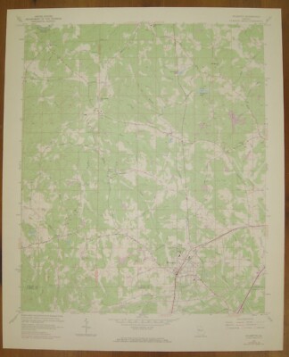 Palmetto, Georgia 1954 Photorevised 1968 Original Vintage USGS Topo Map ...
