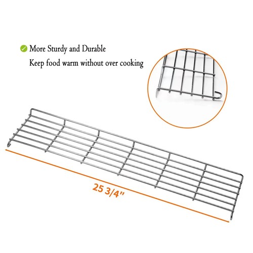 🔥66044 Grill Warming Rack for Weber Genesis II 300 II E-310 II S-310 II ...